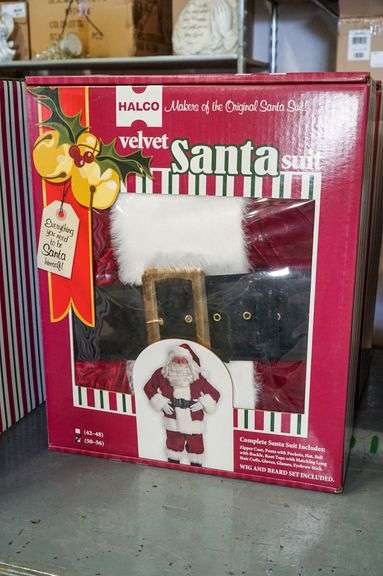 Halco Velvet Santa Suit, XL - Roller Auctions