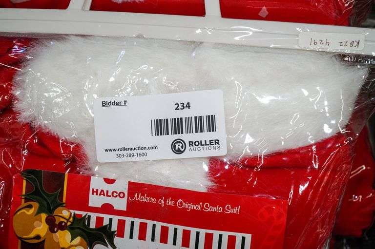 (5) Halco Santa Suits - Roller Auctions