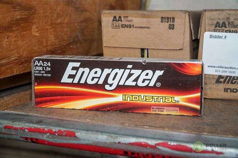 (12) 24ct Boxes Energizer AA Batteries - Roller Auctions