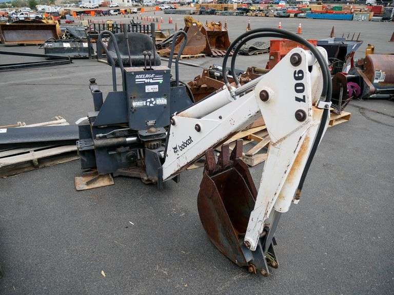 Bobcat 907 Backhoe Attachment To Fit Skid Steer Loader, 12in Bucket ...