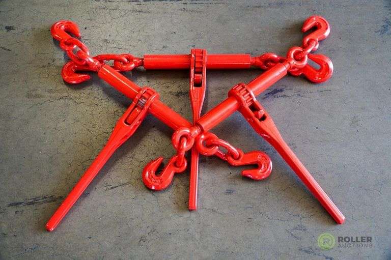 (3) New Ratcheting Chain Boomers - Roller Auctions