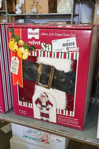 Halco Velvet Santa Suit, XL - Roller Auctions