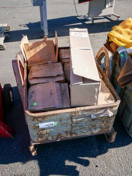 Crate of Tie Down Statues, with Tripod - Roller Auctions