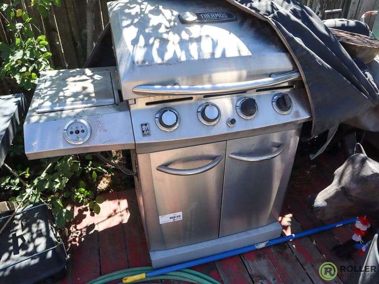 Thermos 4-Burner BBQ Grill, Propane - Roller Auctions