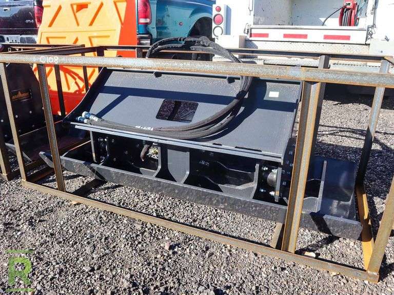 New Land Honor Hydraulic 72" Vibratory Compactor Attachment to Fit Skid ...