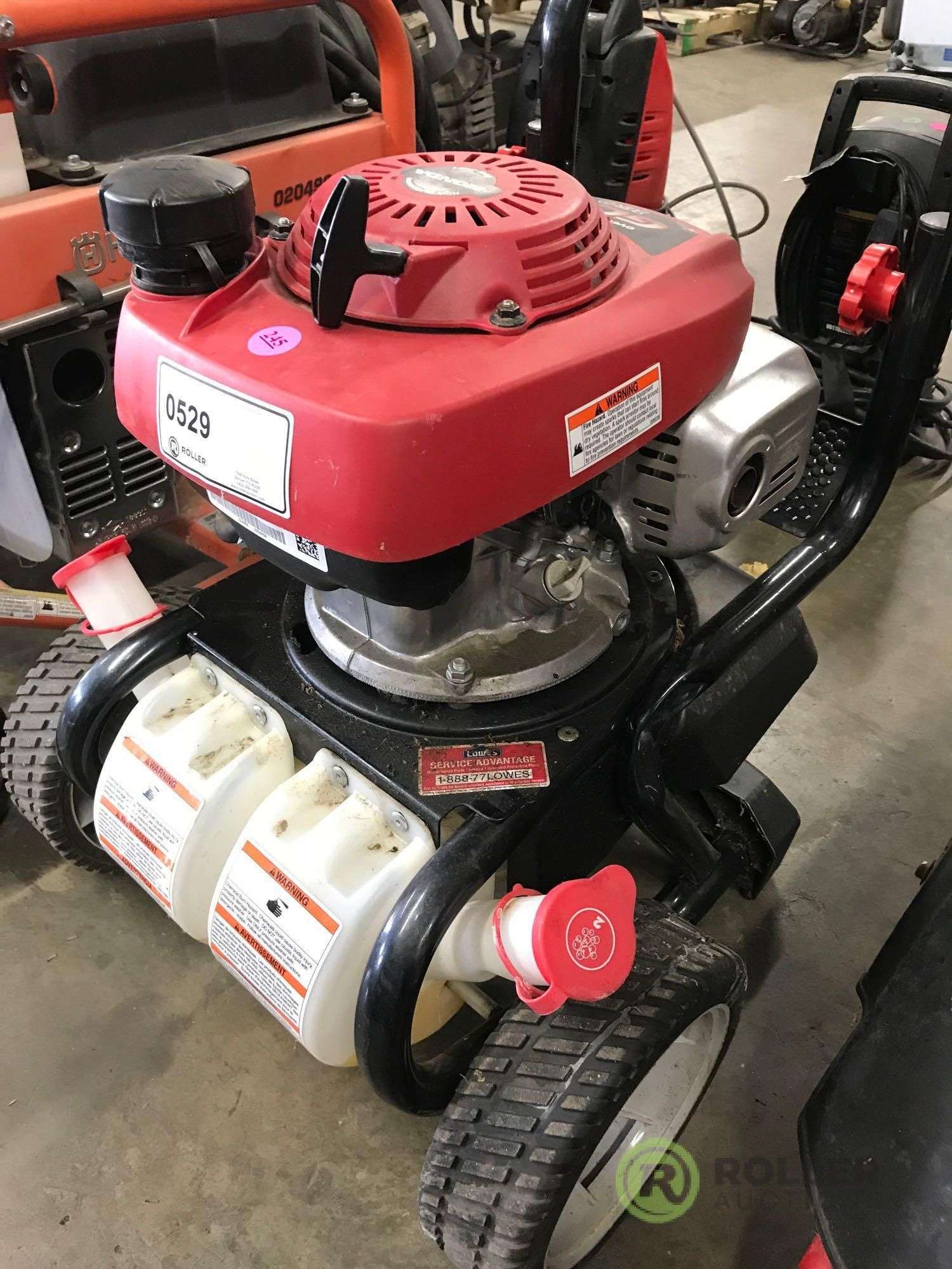 Troybilt Pressure Washer Honda GCV160 Gas Engine 2600 PSI Roller Auctions