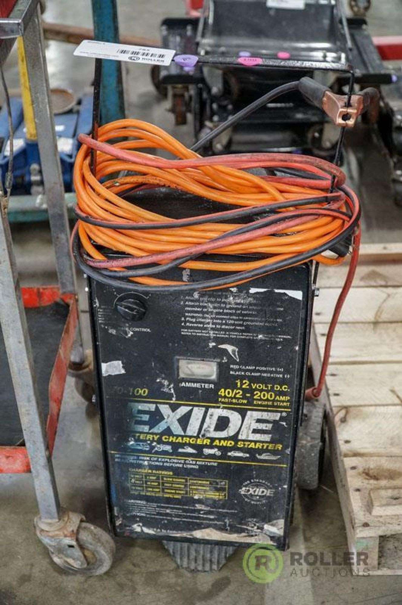 Exide battery charger and starter store
