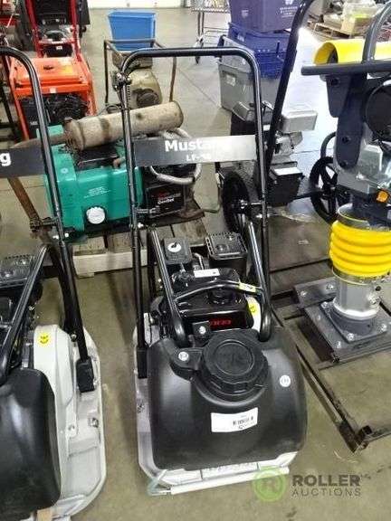 New Mustang LF-88 Plate Compactor, Gas - Roller Auctions