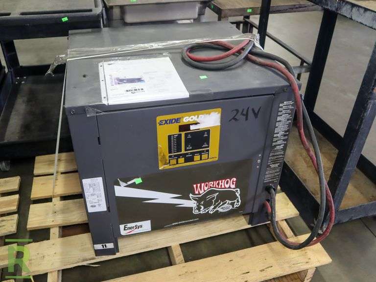 Workhog WG3-12-B65 24V Industrial Battery Charger, 208V, 3ph - Roller ...