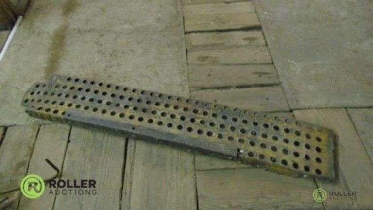 5' L Metal Ramp with Holes - Roller Auctions