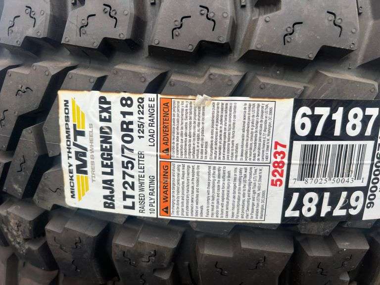 (4) 2022 Mickey Thompson Baja Legend Exp LT 275/70/R18 Tires - Roller ...