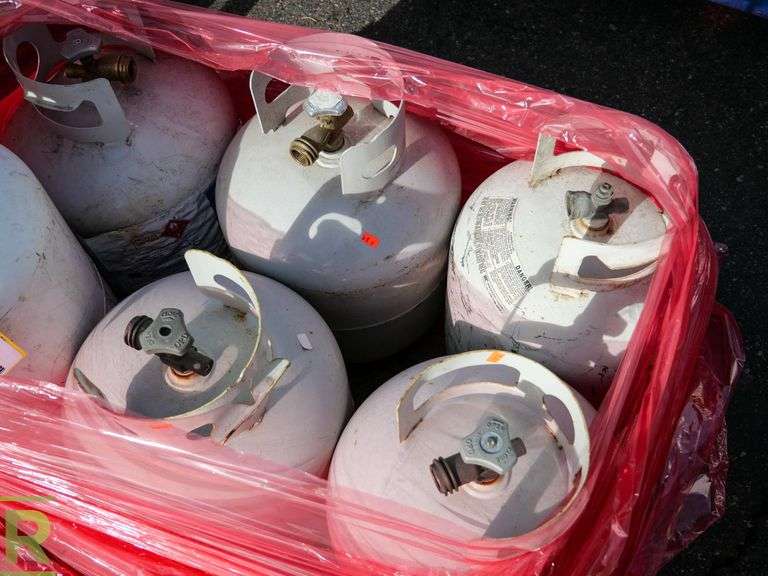 Pallet of Propane Tanks - Roller Auctions