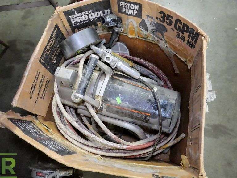 Wagner Contractor Series Air Less Paint Sprayer - Roller Auctions