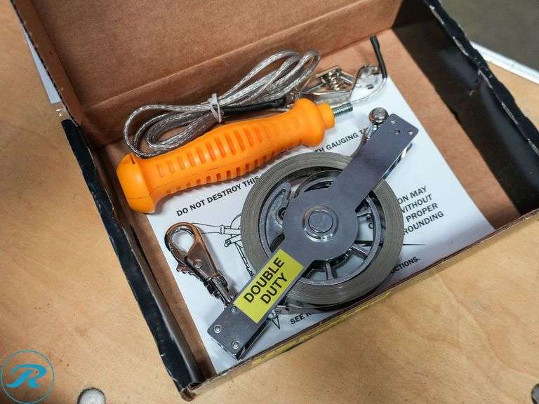 Innage 58814 Single Duty Oil Gauging Tape, 25' - Roller Auctions