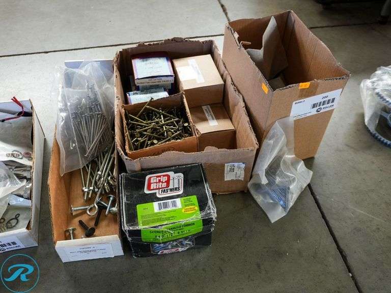 (6) Boxes of Fastener Hardware - Roller Auctions