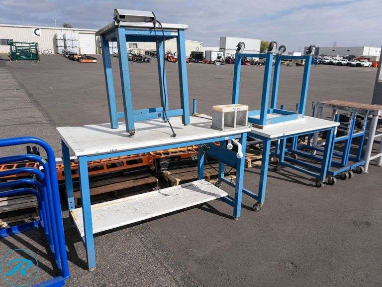 (4) Shop Tables - Roller Auctions