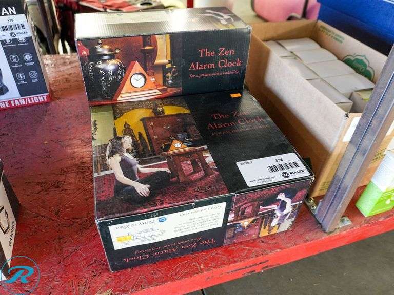 (2) Zen Alarm Clocks - Roller Auctions
