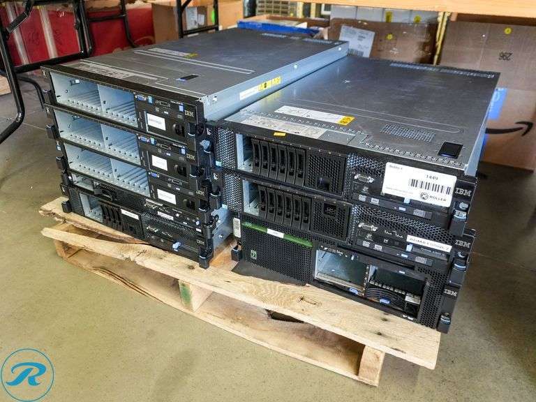 (8) IBM Server Racks - Roller Auctions