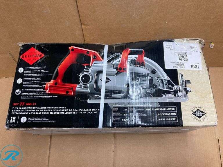 New- SKIL 15-Amp 7-1/4-in Worm Drive Corded Circular Saw - Roller Auctions