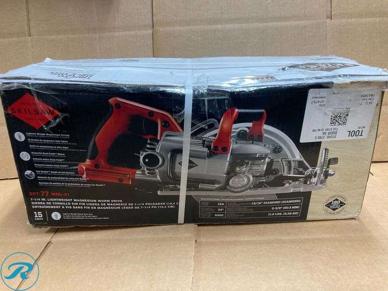 New- SKIL 15-Amp 7-1/4-in Worm Drive Corded Circular Saw - Roller Auctions
