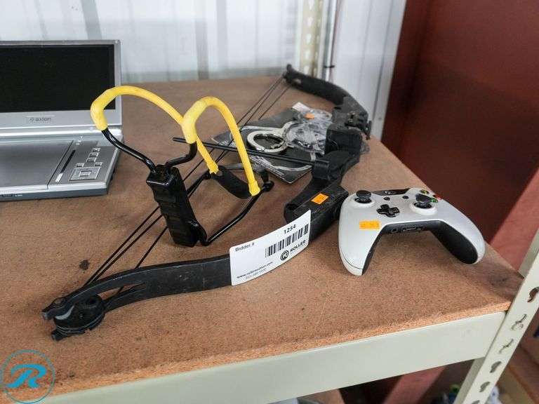 Xbox Controller, Sling Shot and Compound Bow - Roller Auctions