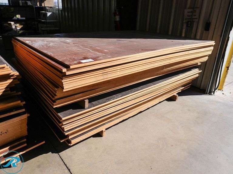 Approximately (40) Sheets of Pressboard, 8' x 5' - Roller Auctions