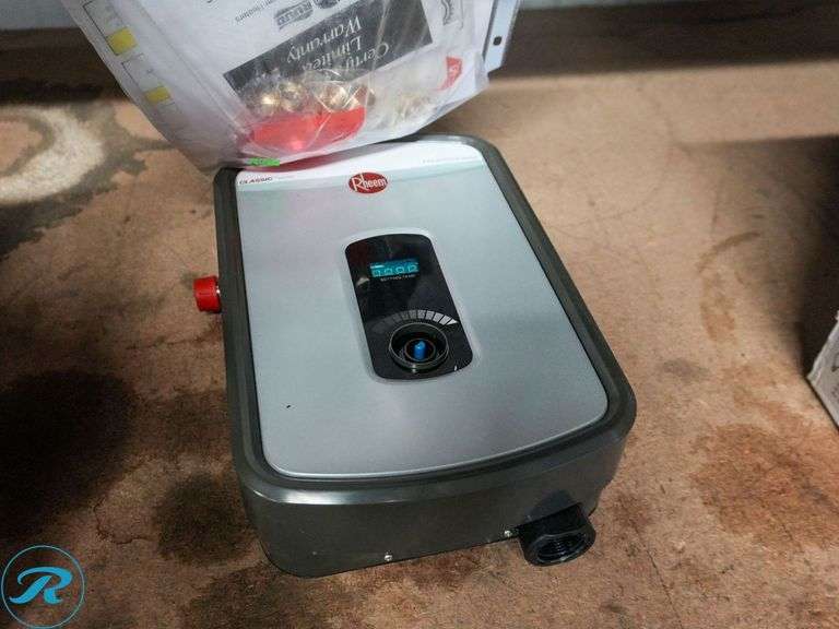 Rheem RTEX-11 Electric Tankless Water Heater, 240V - Roller Auctions