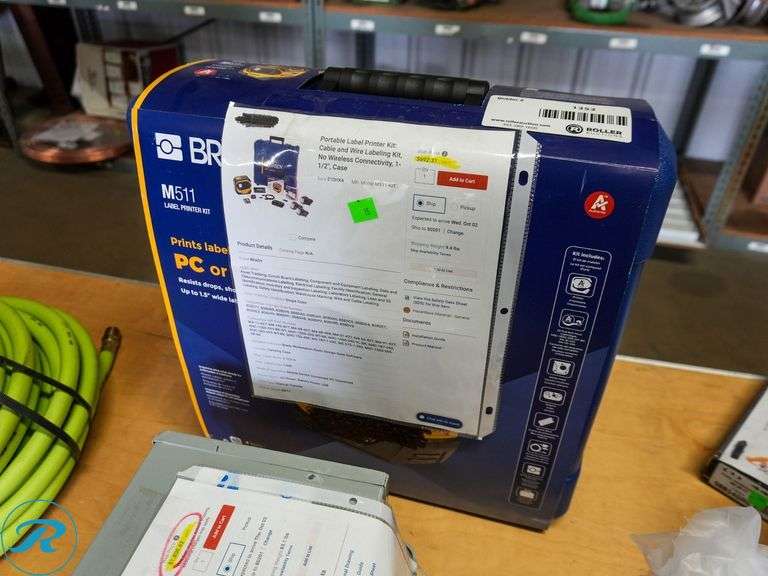 Brady M511-KIT Portable Label Printer Kit - Roller Auctions