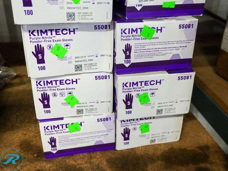 Kimtech 55081 Nitrile Exam Gloves, Powder Free, Small (800-Pieces ...
