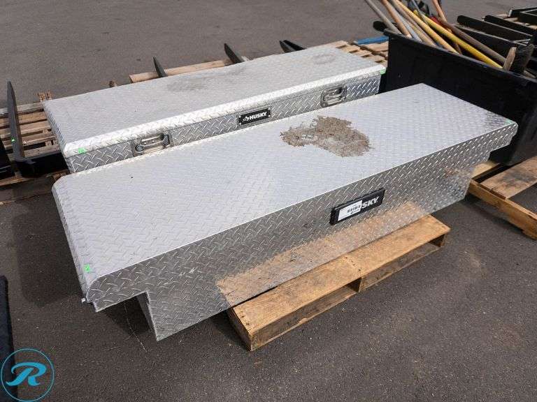 (2) Aluminum Husky Toolboxes - Roller Auctions
