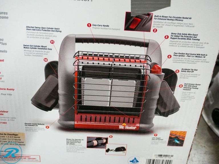Mr. Heater MH18B Big Buddy 4000 - 18,000 BTU, Propane - Roller Auctions