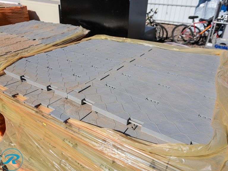 (3) Pallets of Portafloor Interlocking Portable Flooring - Roller Auctions