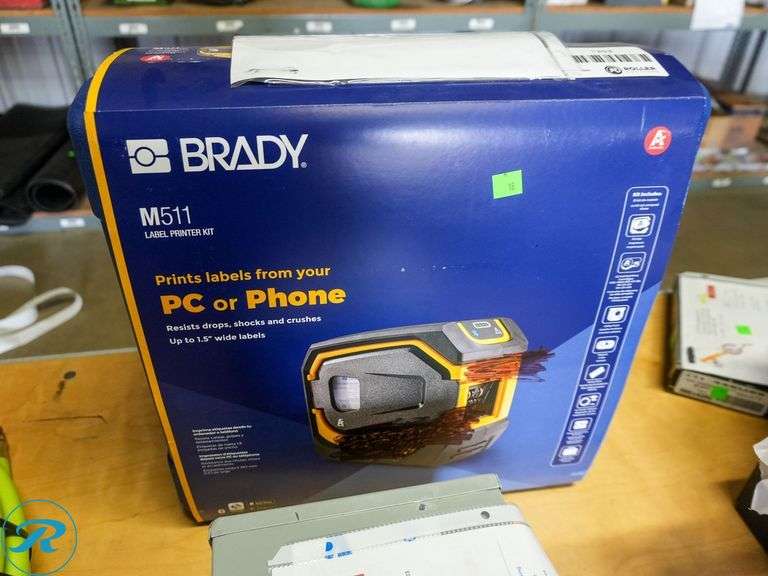 Brady M511-KIT Portable Label Printer Kit - Roller Auctions