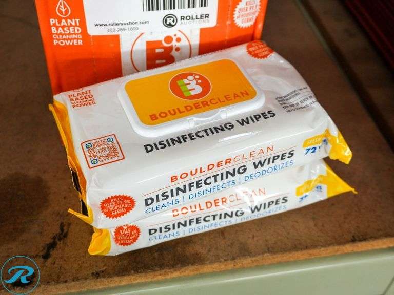 Box of Boulder Clean Disinfecting Wipes - Roller Auctions