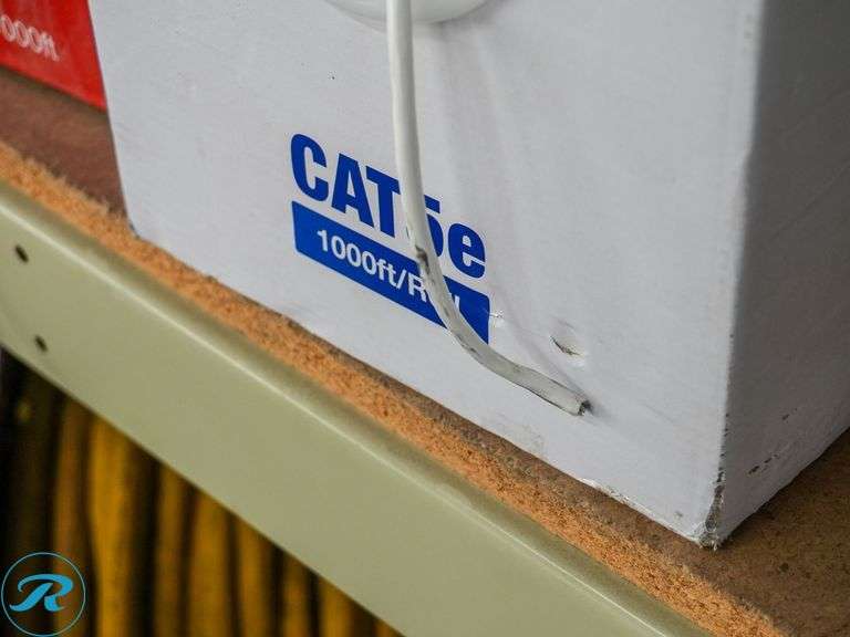 (2) Boxes of Cat5-E Wire - Roller Auctions