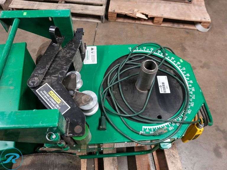 Greenlee 555 Electric Conduit Bender, 1/2" - 2" Conduit - Roller Auctions