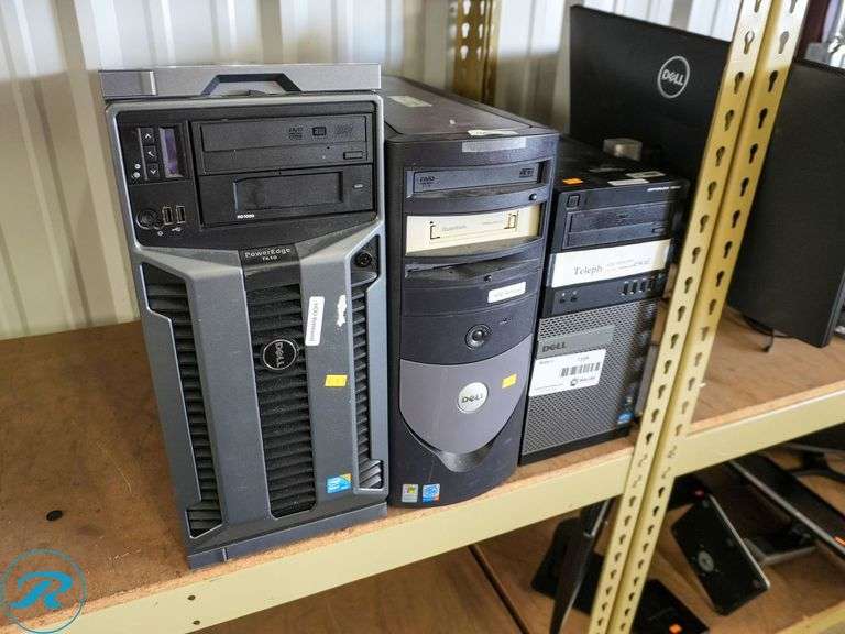 (3) Dell CPUs: Optiplex 7010, Optiflex GX280 and Power Edge T610 ...