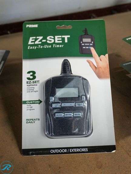 Ez-Set Easy To Use Timer, Morning Evening All Night - Roller Auctions