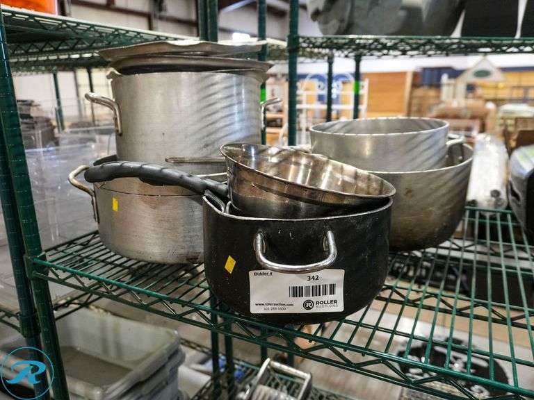 (6) Stock Pots and Soup Pans - Roller Auctions