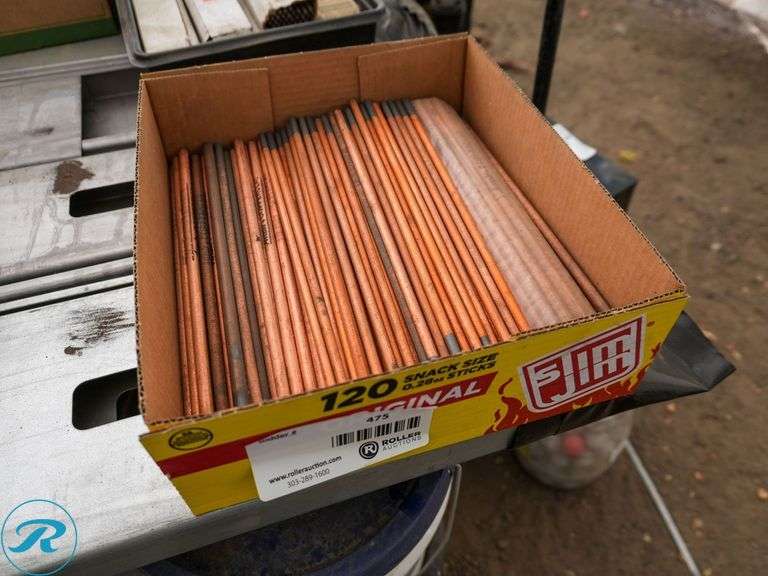 Tray of Copper Clad Welding Rods - Roller Auctions