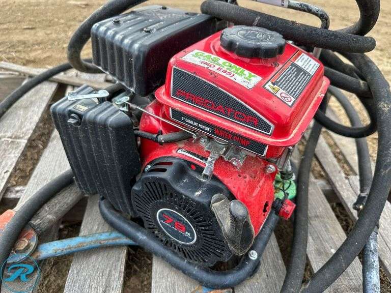 Predator 1" Water Pump With Wand, 79cc Gas Engine (Used for Sealcoating ...