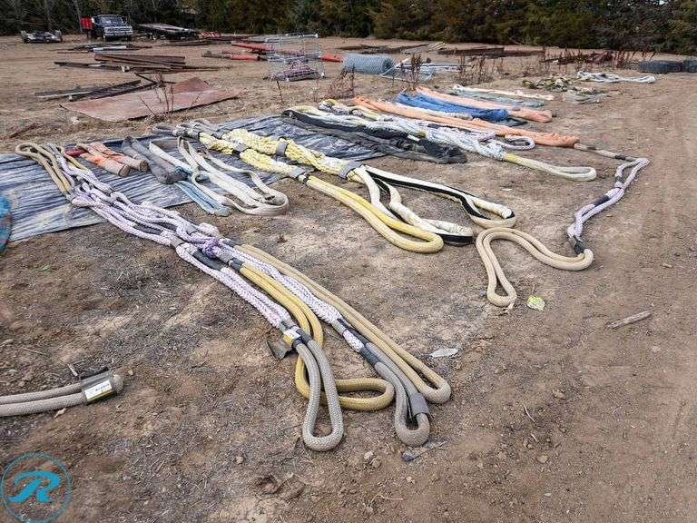 Approximately (25) Assorted Rigging Straps - Roller Auctions