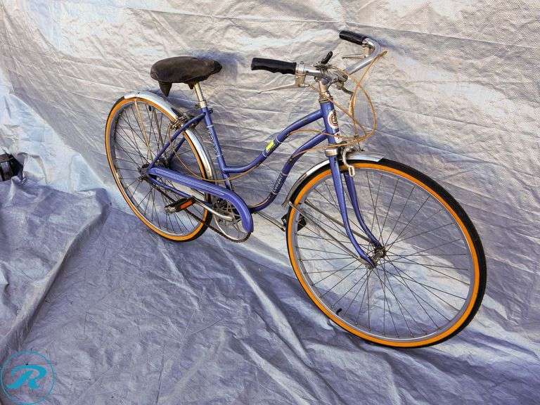 Ross Compact Drop Bar 3-Speed Classic Bicycle, Seat Post 17" - Roller ...