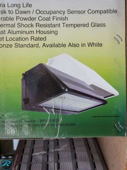 MaxLite LED Large Wall Pack Full Cutoff - Roller Auctions
