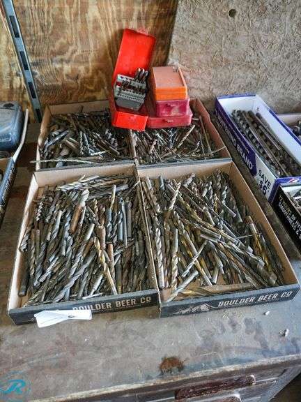 (4) Trays of Drill Bits - Roller Auctions