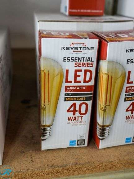 Box of (6) Keystone Light Bulbs, KT-LED4.5ST19-E26-822-A 4.5W/120V Warm ...