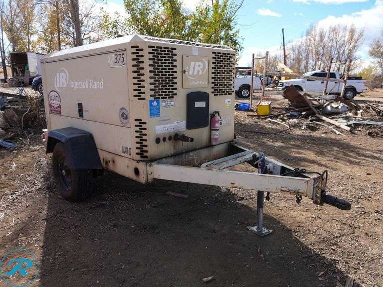 2007 Ingersoll Rand XP375WIR Towable Air Compressor - Roller Auctions