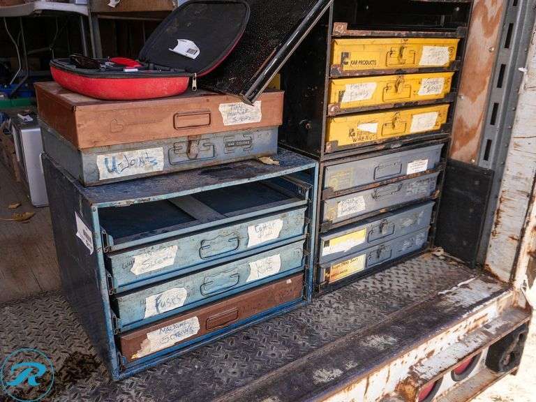 Assorted Hardware Bins With Contents - Roller Auctions