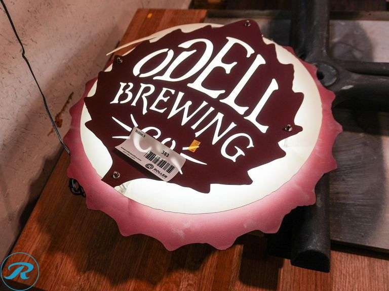 Odell Brewing Lighted Sign - Roller Auctions