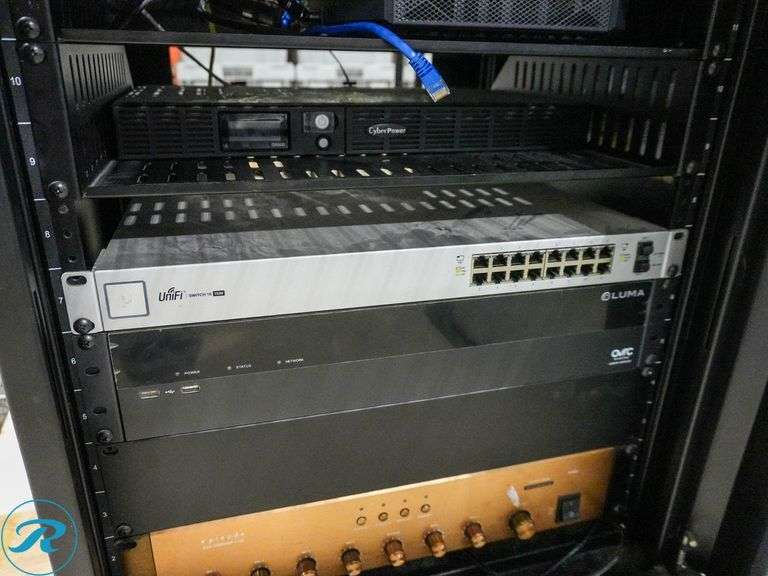 Audio Visual Rack With Components - Roller Auctions